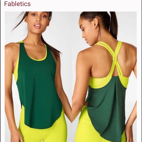 Fabletics | Tops | Fabletics Giselle Powertouch Light Builtin Bra Swing ...